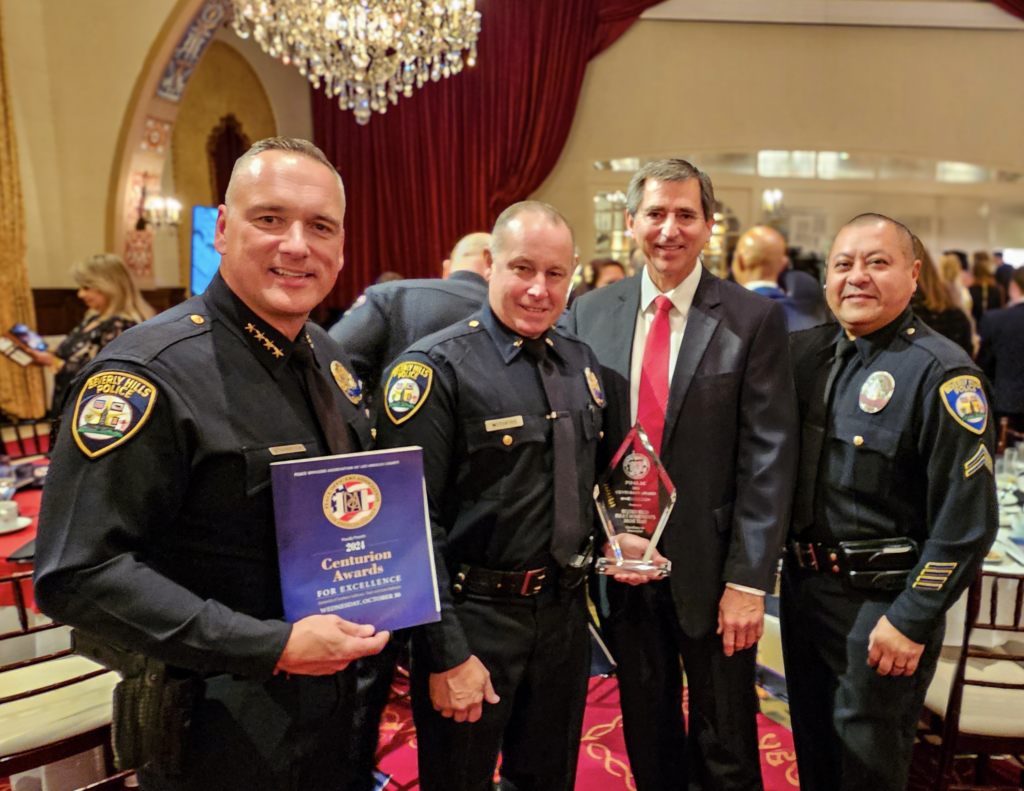 BHPD's Drone Team Receives The 2024 Centurion Award - Canyon News